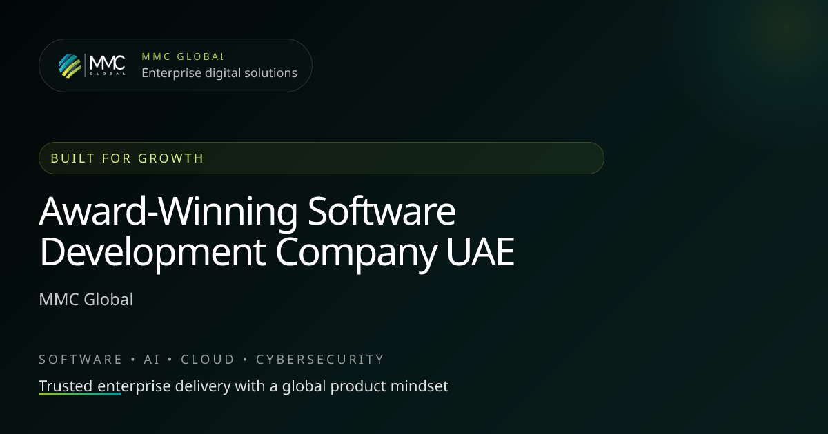 Award-Winning Software Development Company UAE